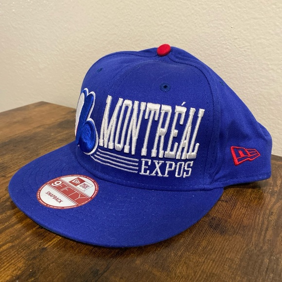9fifty | Accessories | Montreal Expos New Era Blue Embroidered 9fifty ...